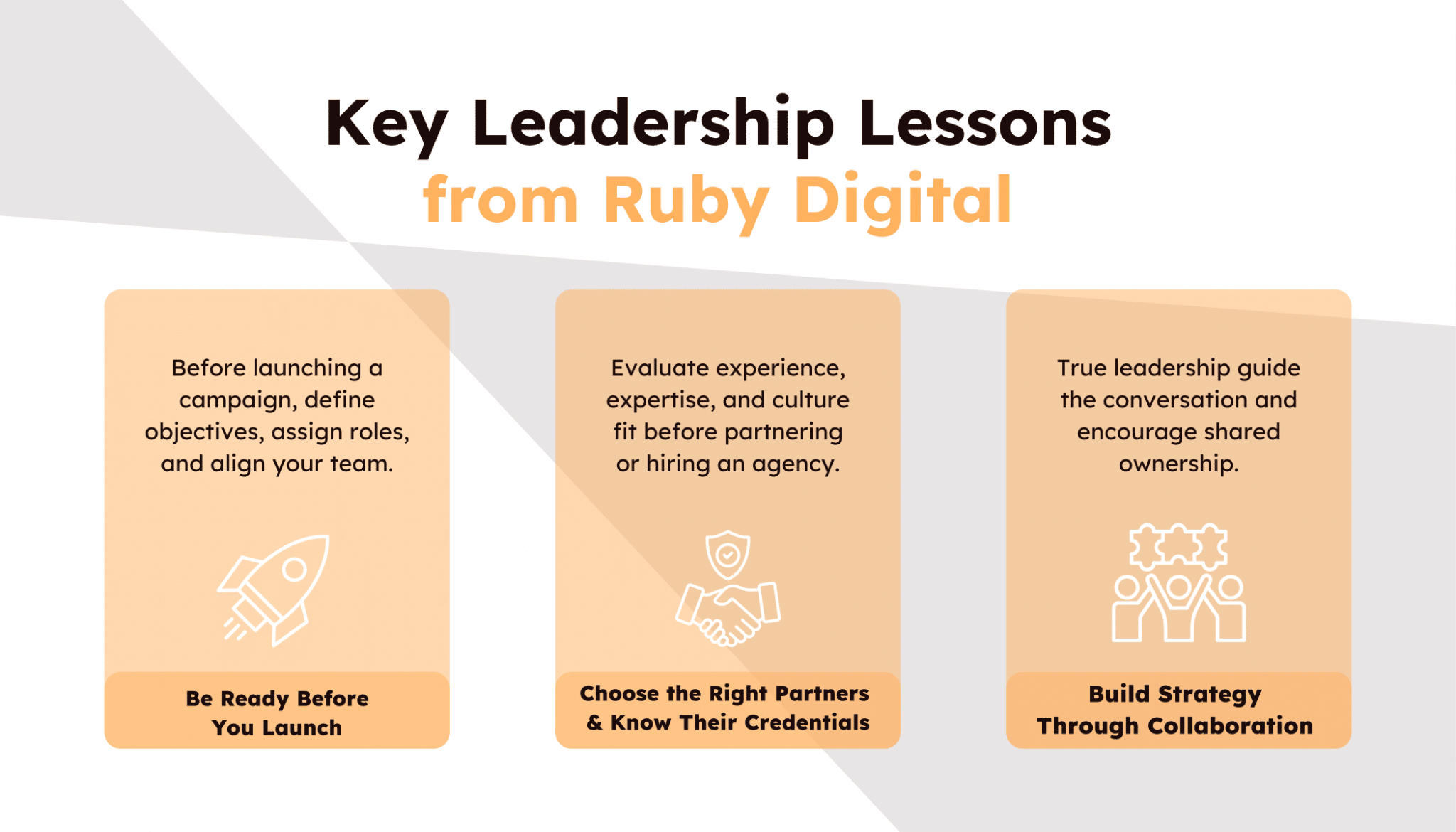 Leadership Lessons from Ruby Digital: Advice for Aspiring Digital Marketers